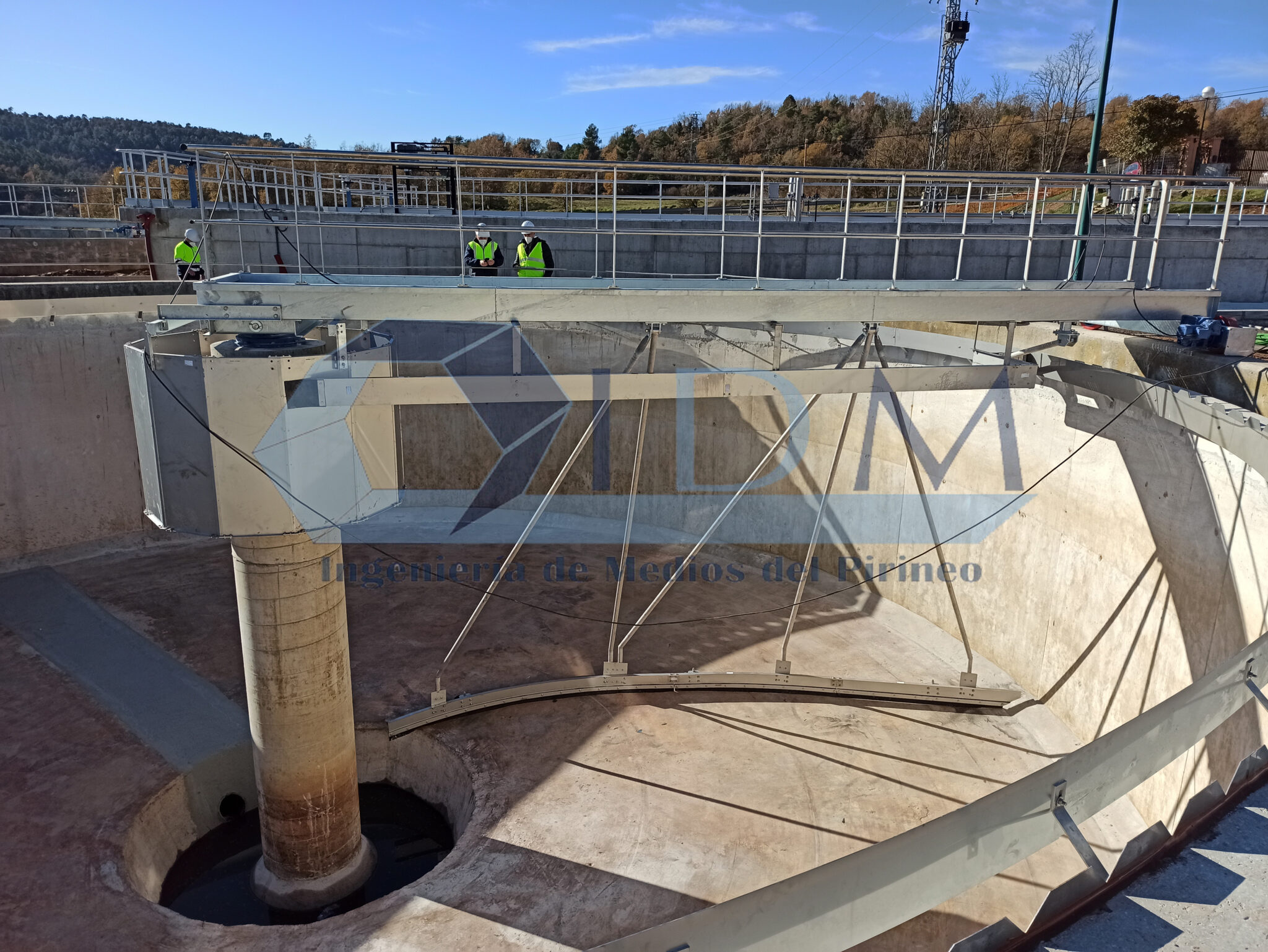 Pont racleur // Station d’épuration MOIA – IDM PIRINEO